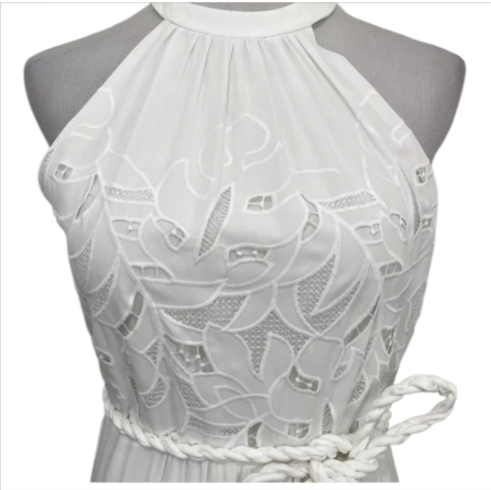 Alex Marie | Dresses | Alex Marie Angelica White Halter Neck Braided ...